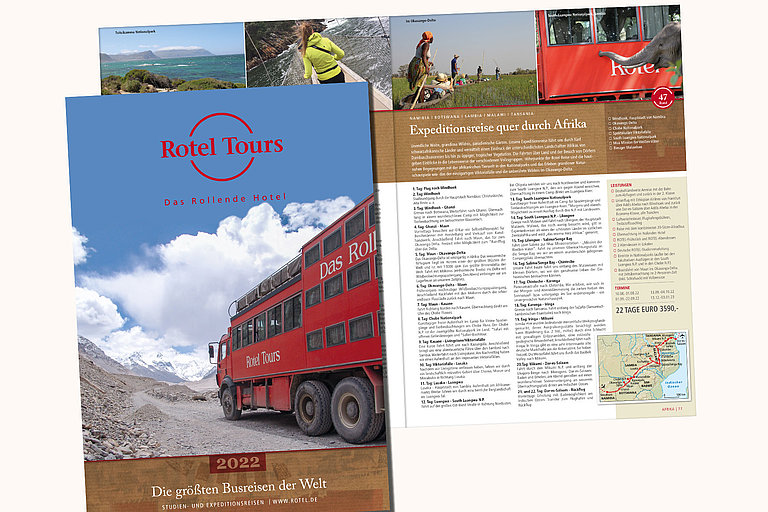Rundreisen & Expeditionen mit dem Rollenden Hotel | Rotel Tours